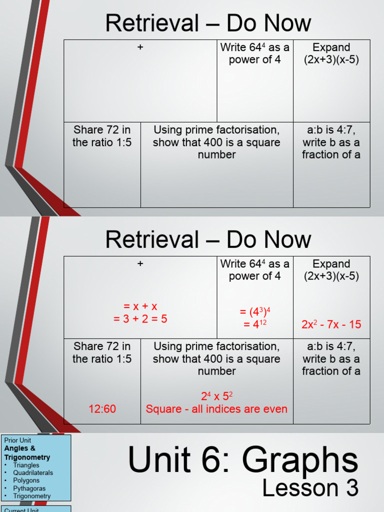 Lesson 3 Distance Time Graphs (Interpret) | PDF | Area | Sphere