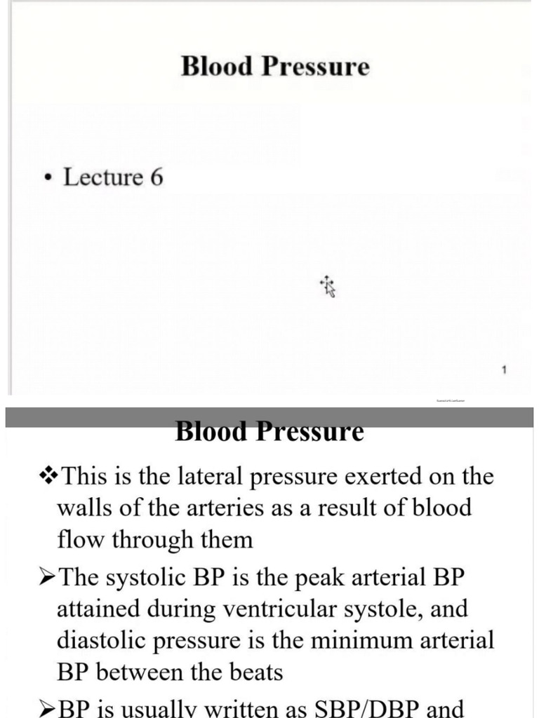 Blood Pressure | PDF