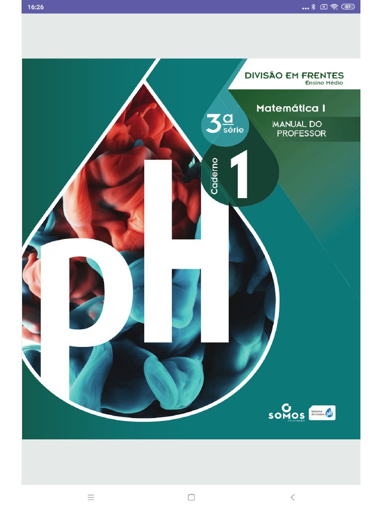 3 EM - Matemática 1 - Livro 1 | PDF