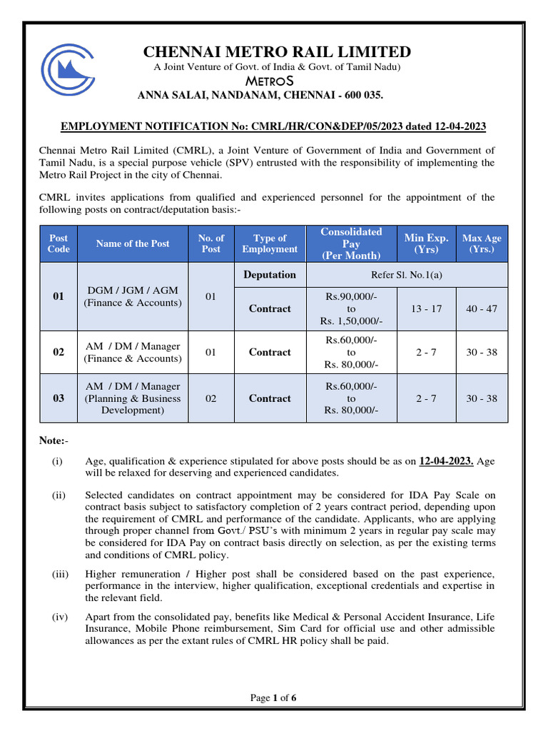 Emp No Cmrl-Hr-Con&dep-05-2023 - 12-04-2023-1600 | PDF