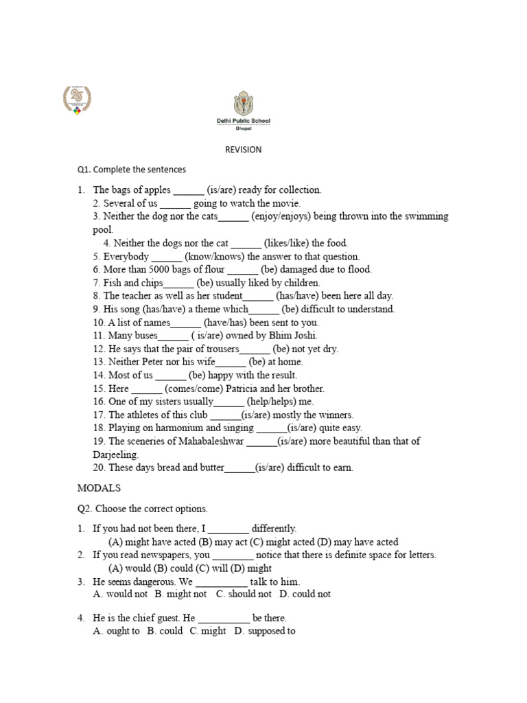 Subject Verb | PDF | Language Arts & Discipline