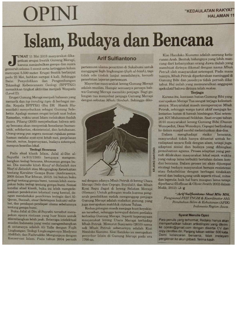 Tajuk Rencana Opini Ummi M | PDF