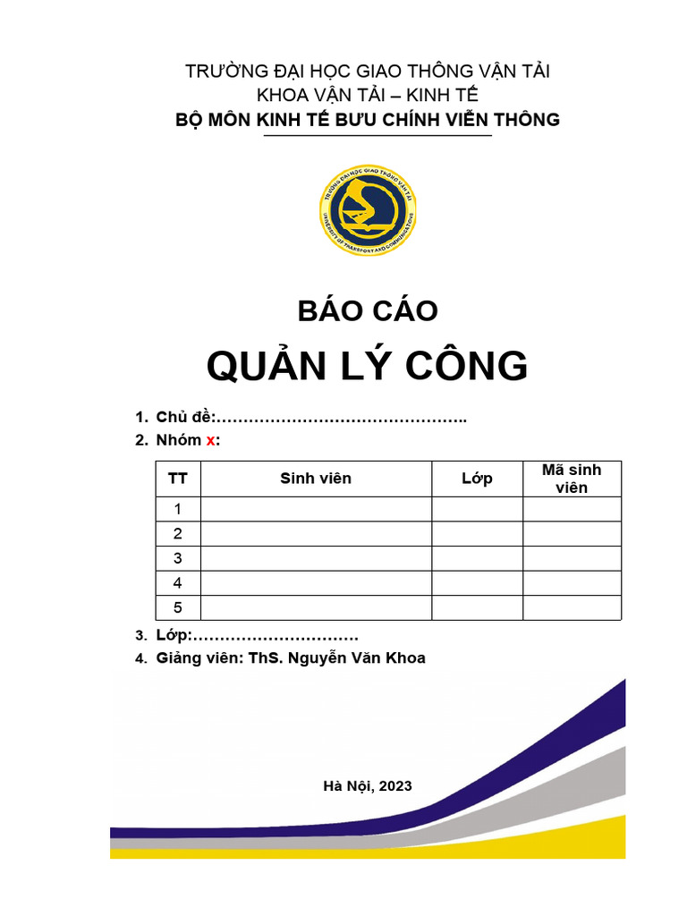 QLC - Nhom X | PDF