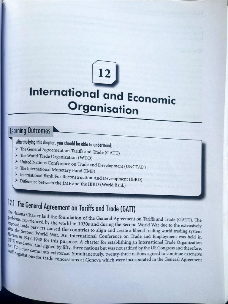Wto, Unctad, World Bank | PDF