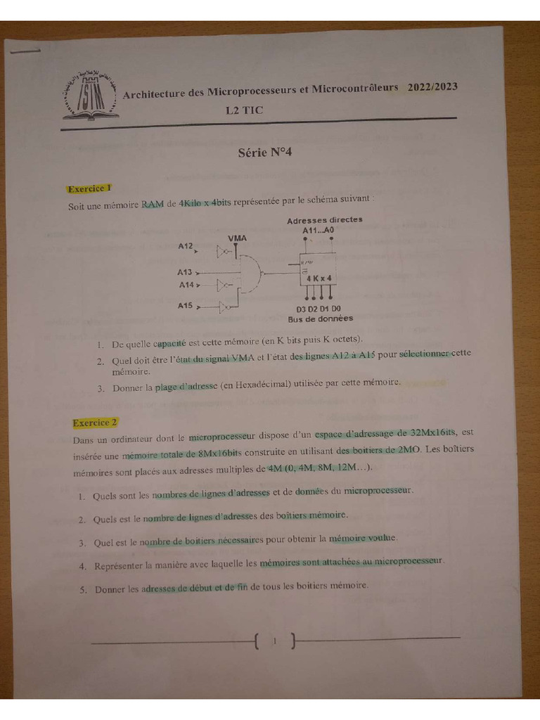 Architecture td4 | PDF