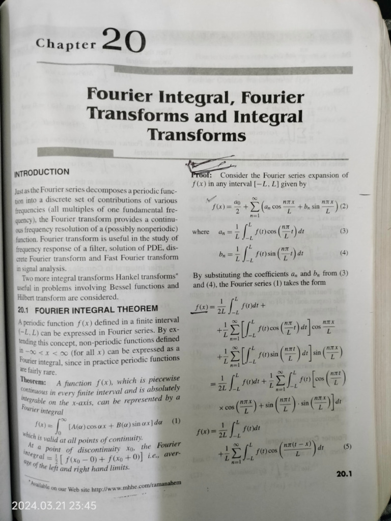 BV Ramanna Convolution Finite Fourier Sine and Cosine Transform | PDF | Fourier Transform ...