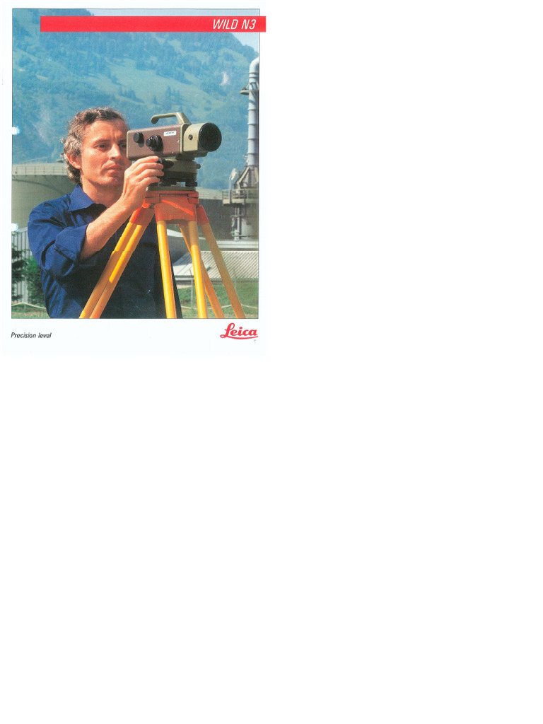 Wild N3 Precision Level Operators Manual | PDF