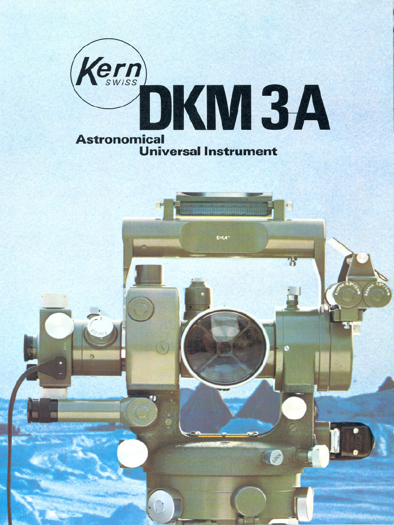 Kern DKM3-A Theodolite Brochure | PDF