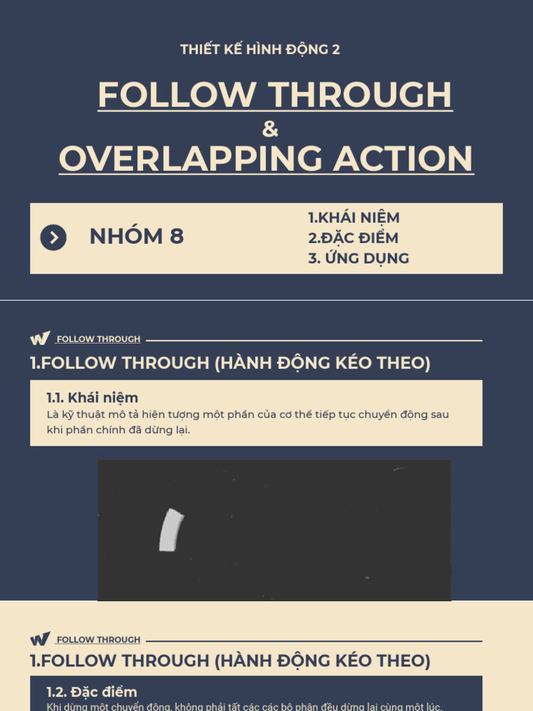 Follow Through & Overlapping Action | PDF