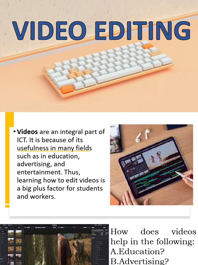 Video Editing | PDF | Computer File | Video