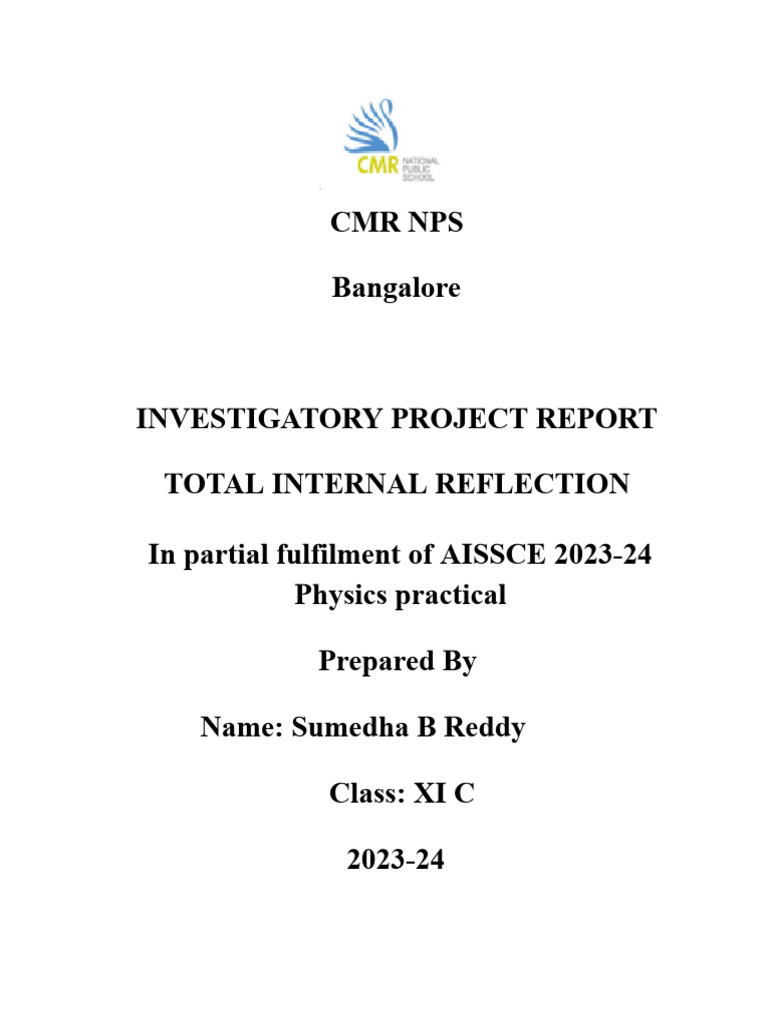 Physics Investigatory Project | PDF