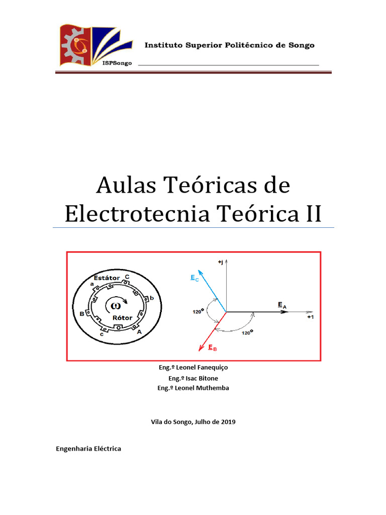 Aulas Teoricas de Electrotecnia Teorica II | PDF | Rede elétrica | Indutância
