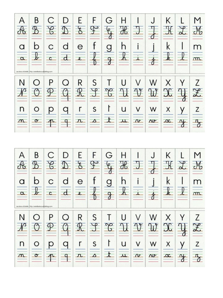 Alphabet Maj | PDF