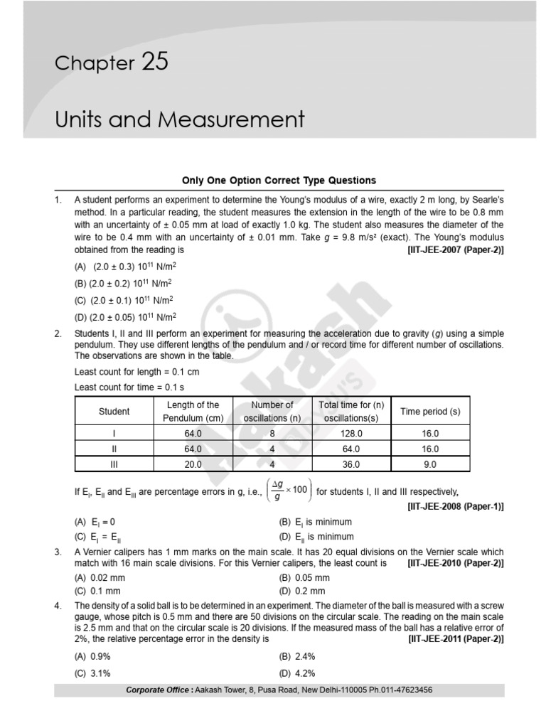 P Ch-25 Units+and+Measurement | PDF | Electron | Permittivity