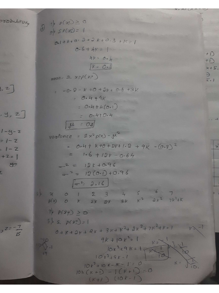 Math IA 1 QB Sol | PDF