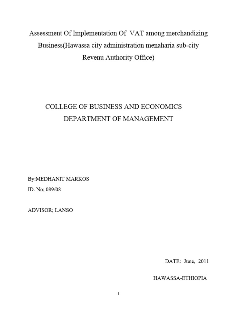 Mulugita-Marsea-fin-table Correct It | PDF | Value Added Tax | Taxes