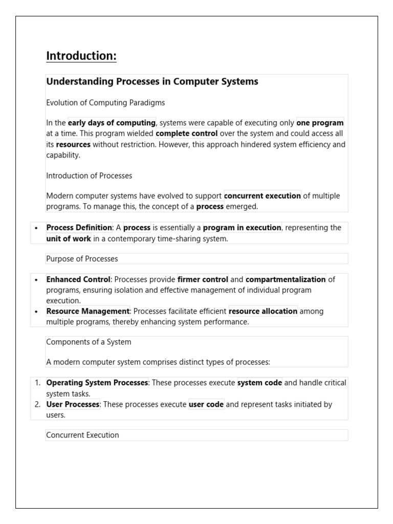 Dragon Book Chapter 3 Til 3.3 | PDF | Process (Computing) | Scheduling (Computing)