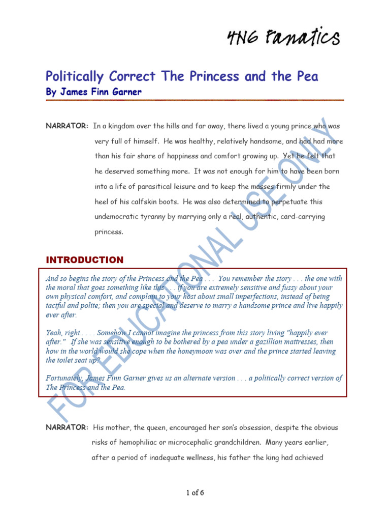 Politically Correct Princess Tale | PDF