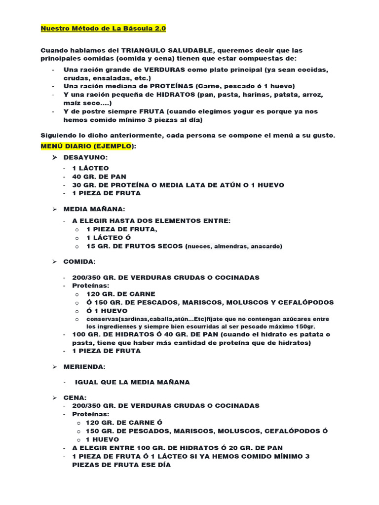 Cuando Hablamos Del TRIANGULO SALUDABLE | Descargar gratis PDF ...