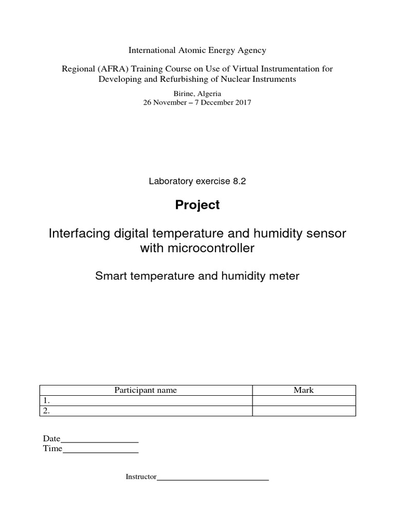 L8.2: Interfacing Digital Temperature and Humidity Sensor With ... L8.2: Interfacing Digital Temperature and Humidity Sensor With ...