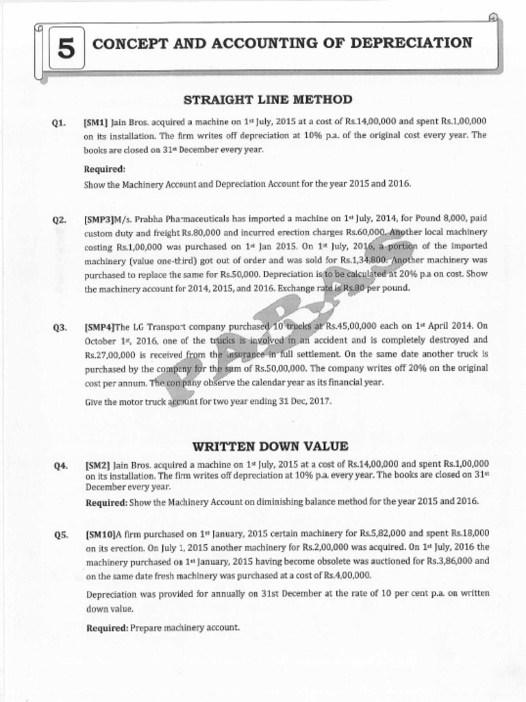 5 Depreciation | PDF