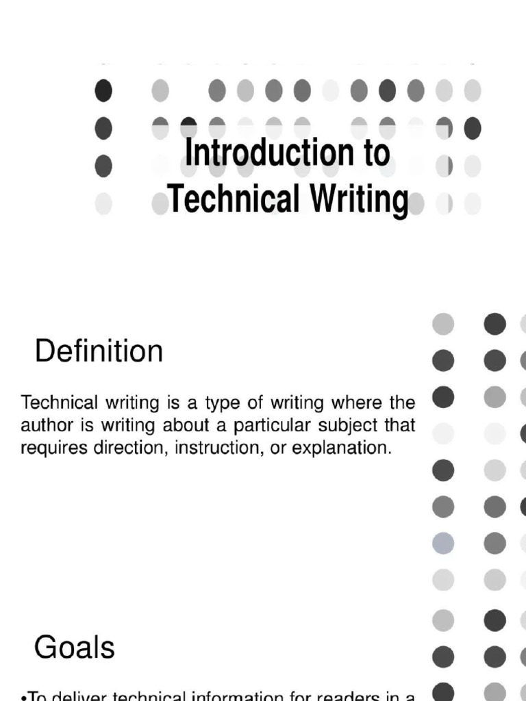 Technical Writing | PDF