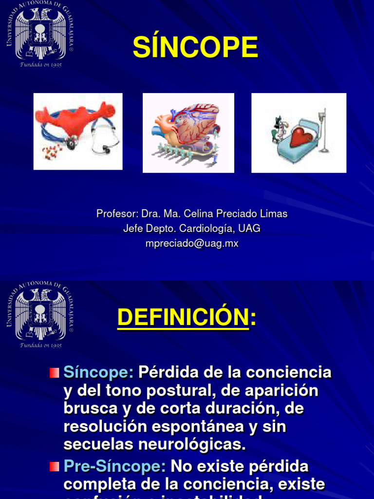19 Sincope | PDF | Fisiología Cardiovascular | Cardiología