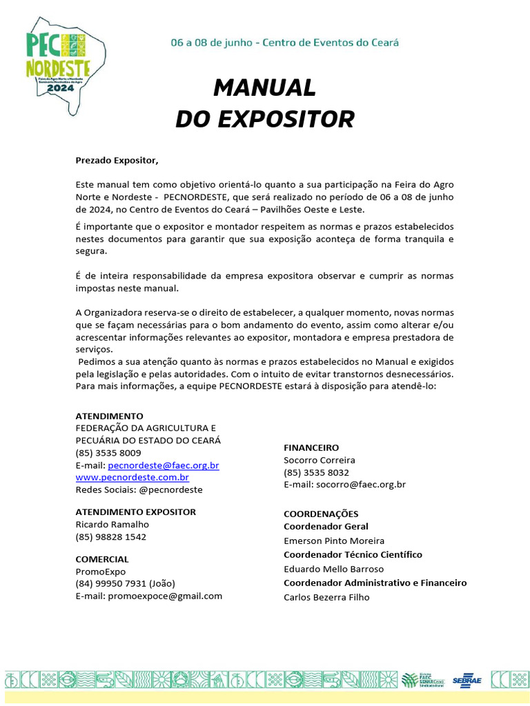 Manual Do Expositor | PDF