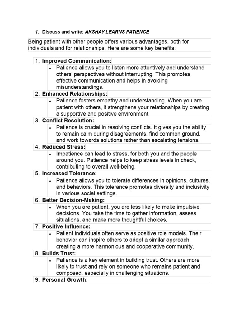 Discuss and Write | PDF