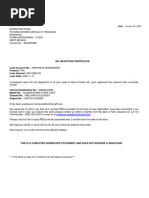 Vehicle Surrender Letter Format | PDF
