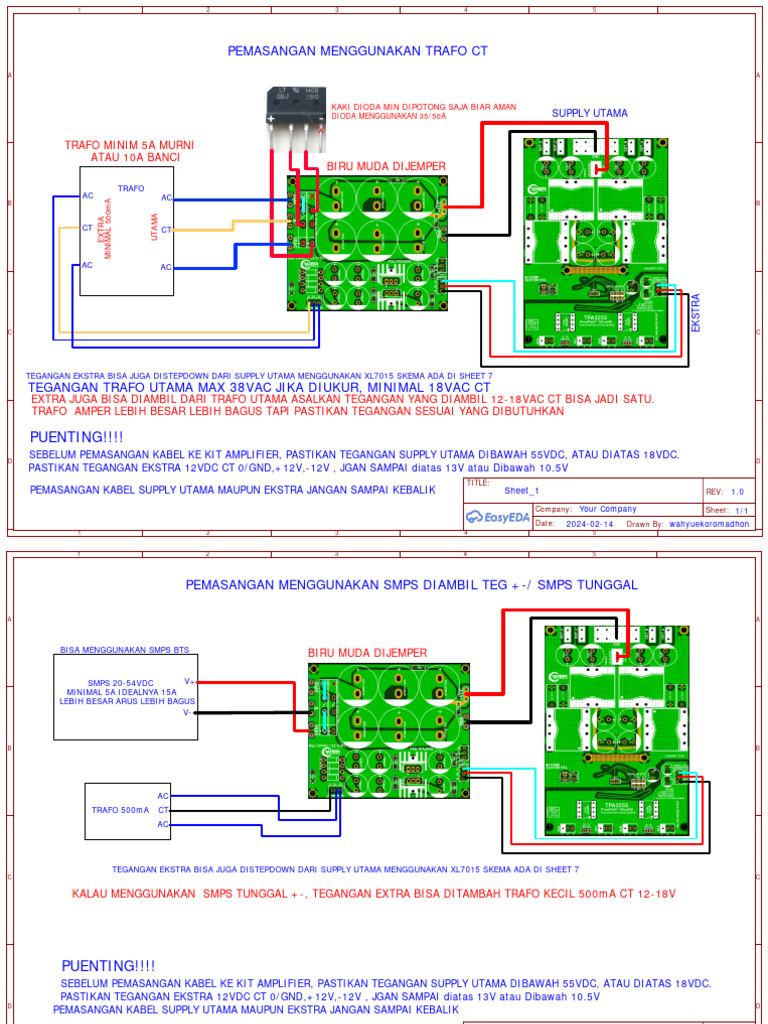 Schematic - Pemasangan Kit Tpa - 2024 02 14 | PDF