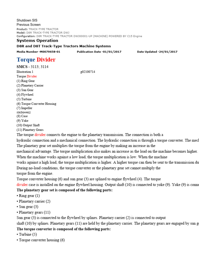 Torque Divider D8R | PDF | Computers | Technology & Engineering