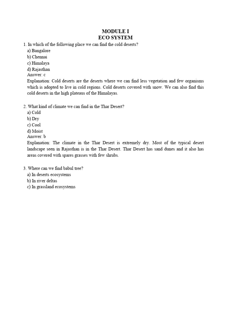 EVS QB Updated | PDF | Science & Mathematics