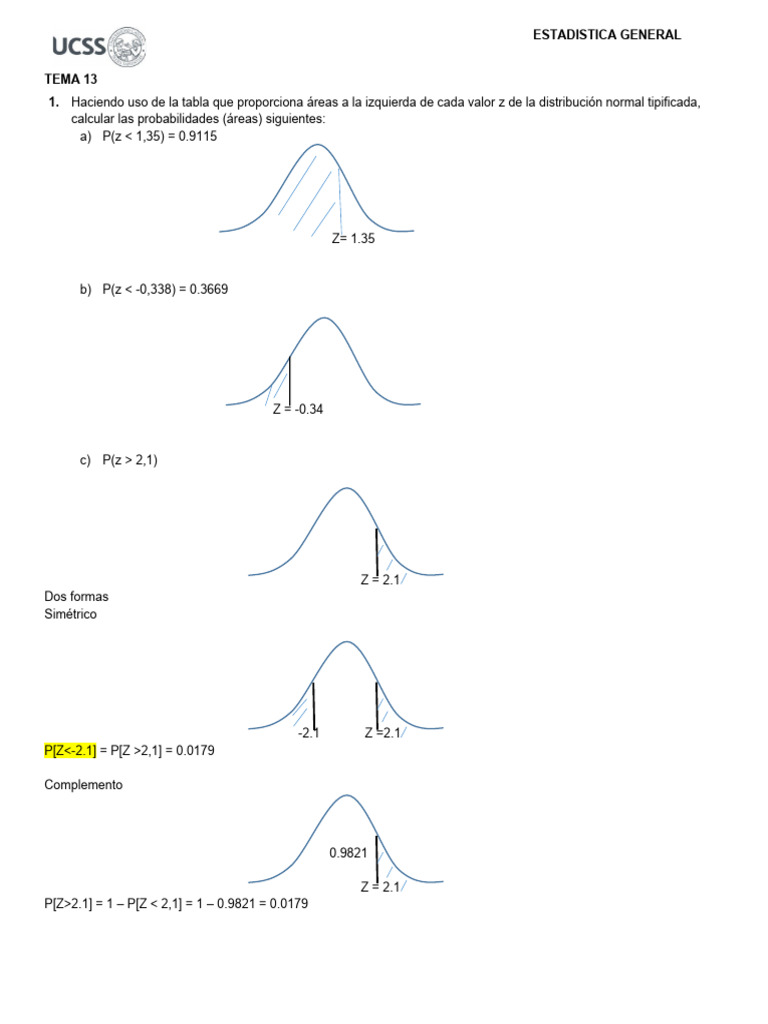 Clase 11 Ejercicios Normal Editado | PDF | Desviación Estándar | Distribución normal