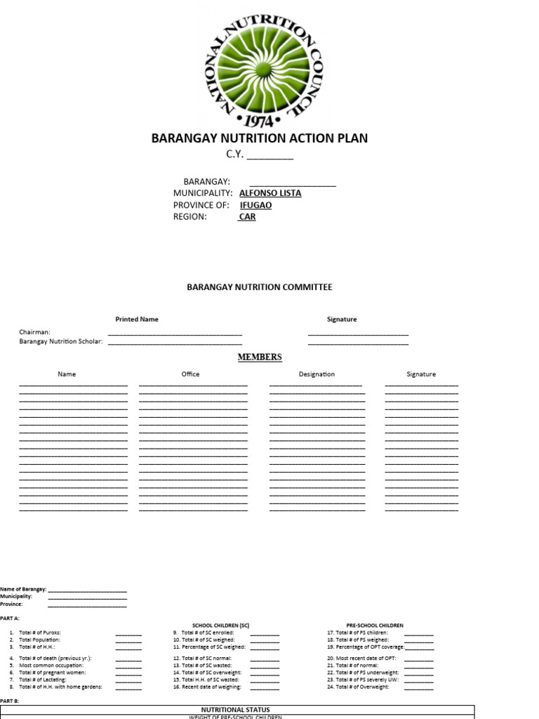 BNAP Attachments | PDF | Malnutrition | Breastfeeding