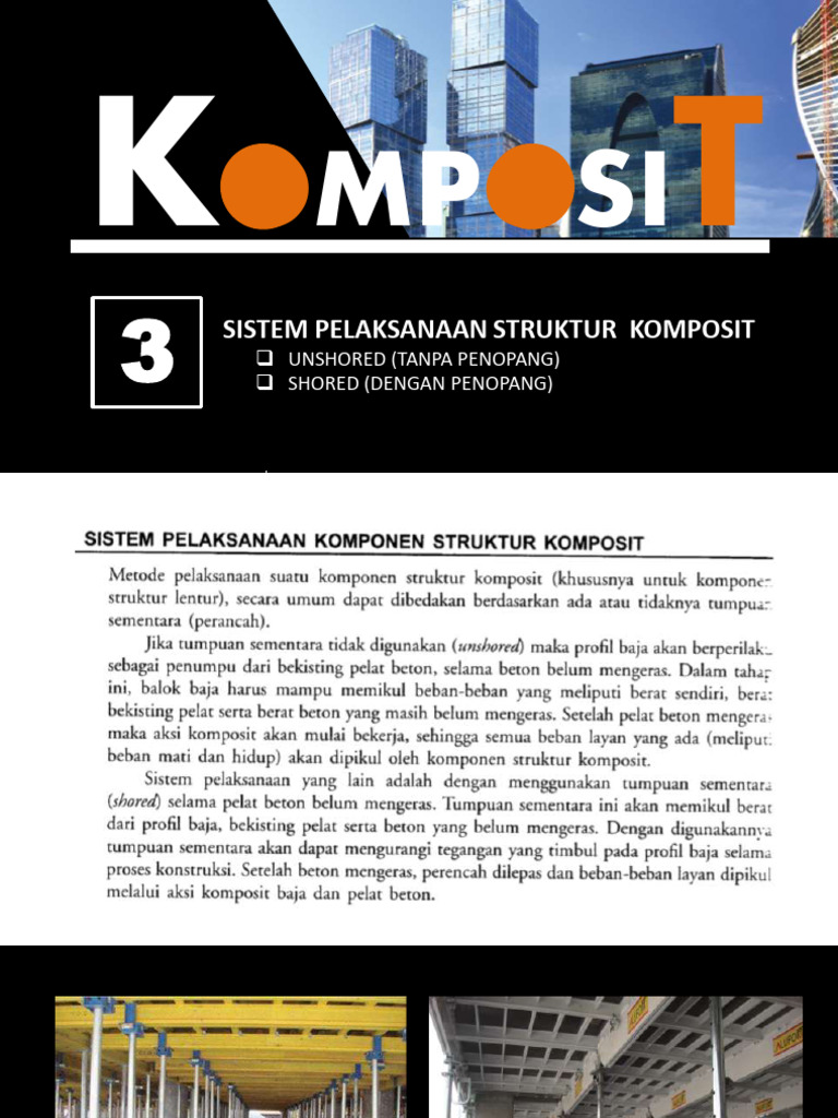 Struktur Komposit: Shoored vs Unshoored | PDF | Teknologi & Rekayasa