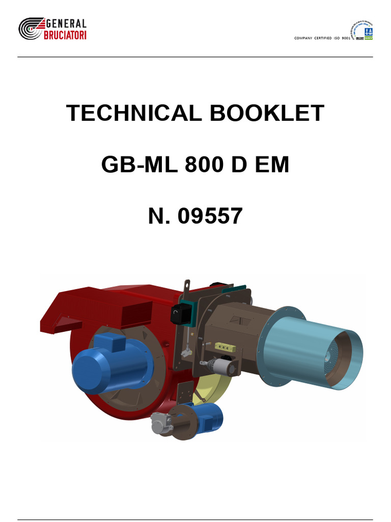 Technical Booklet GB-ML 800 D em | PDF