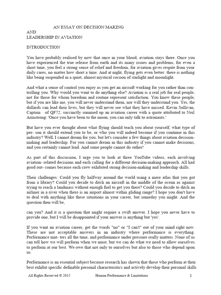 Leadership Essay Pdf Career Growth