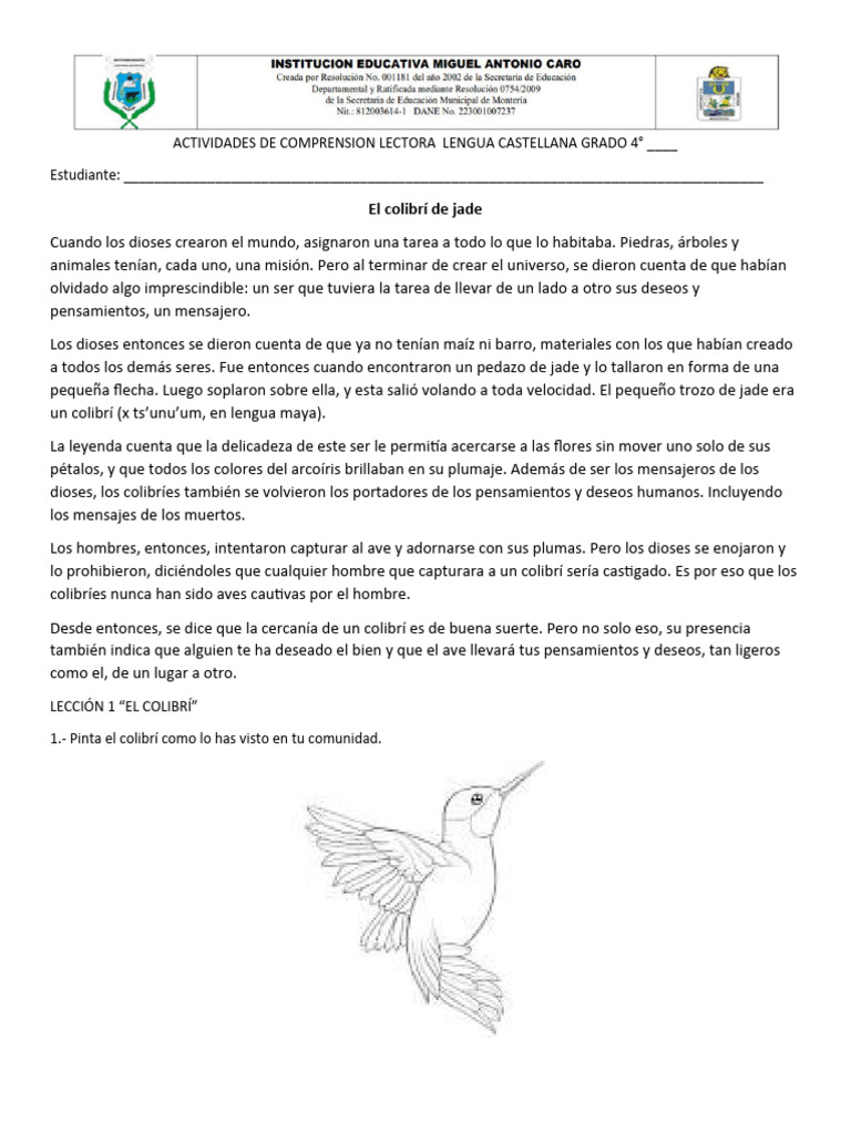El Colibri | PDF