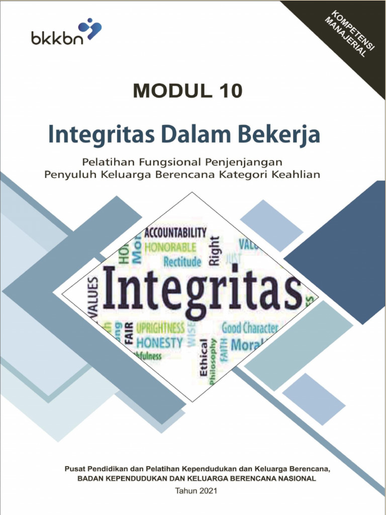 1.integritas Dalam Bekerja | PDF
