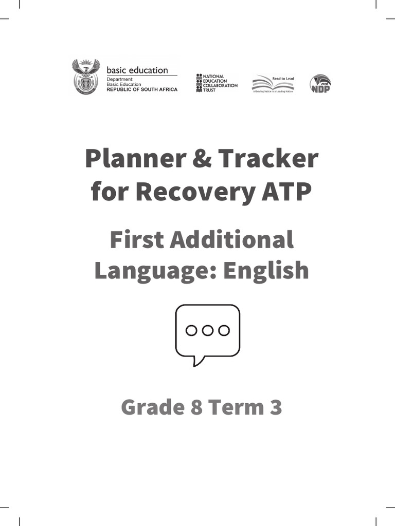 Efal Recovery Atp Grade 8 Term 3 2021 Nect Dbe Inner | PDF