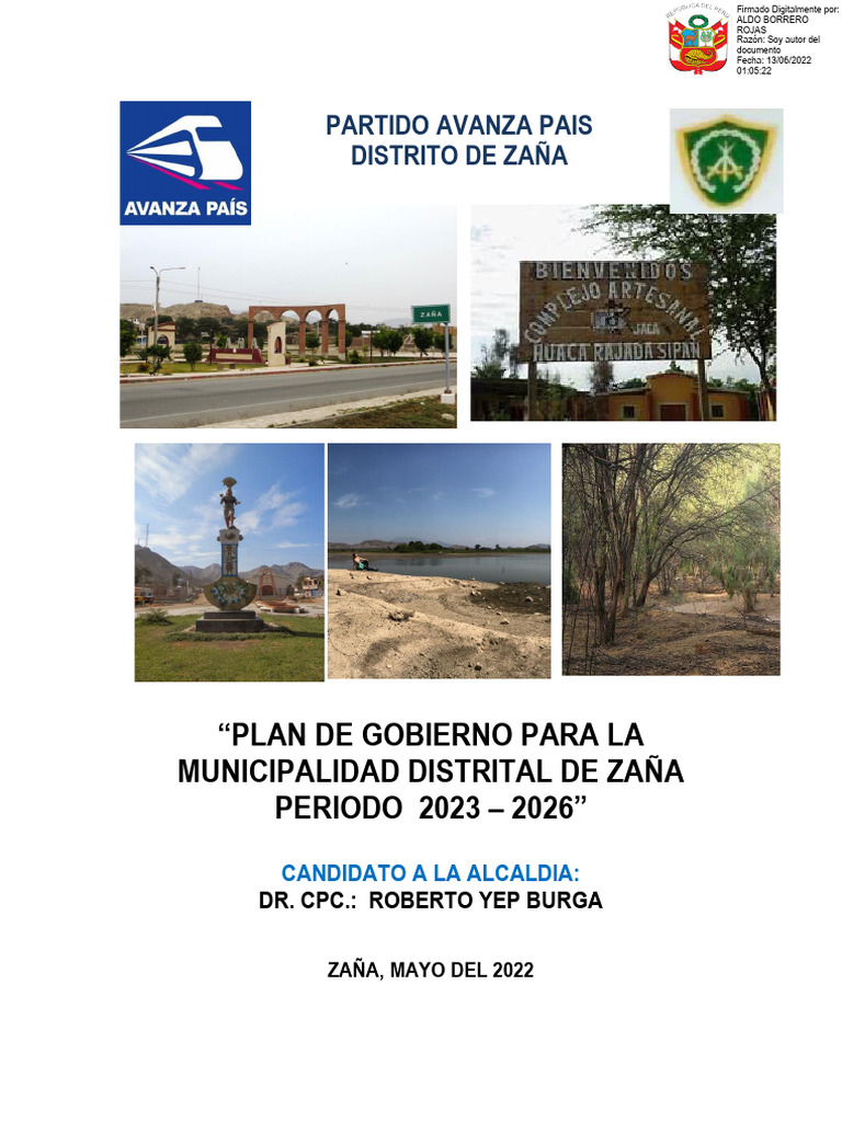 Avanza Pais - Roberto Yep Burga | Descargar gratis PDF | Agricultura ...