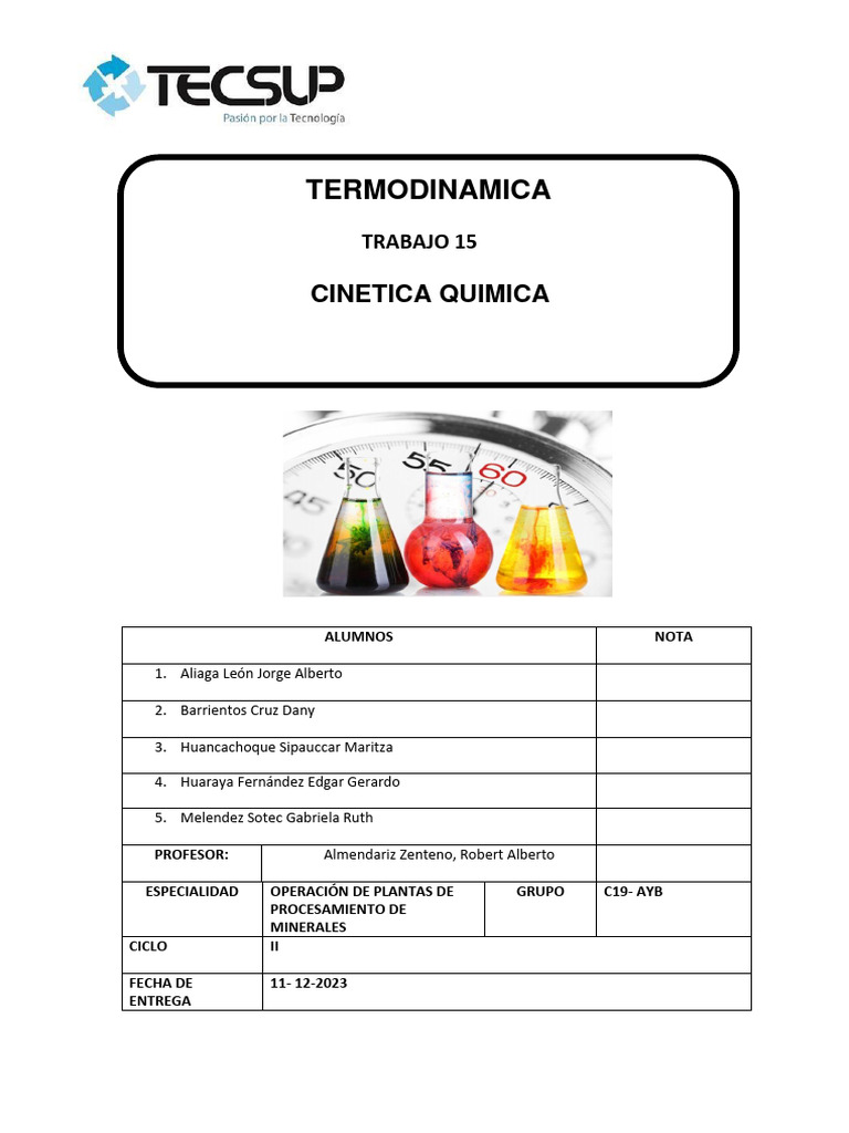 Cinetica Quimica (1) ... | PDF