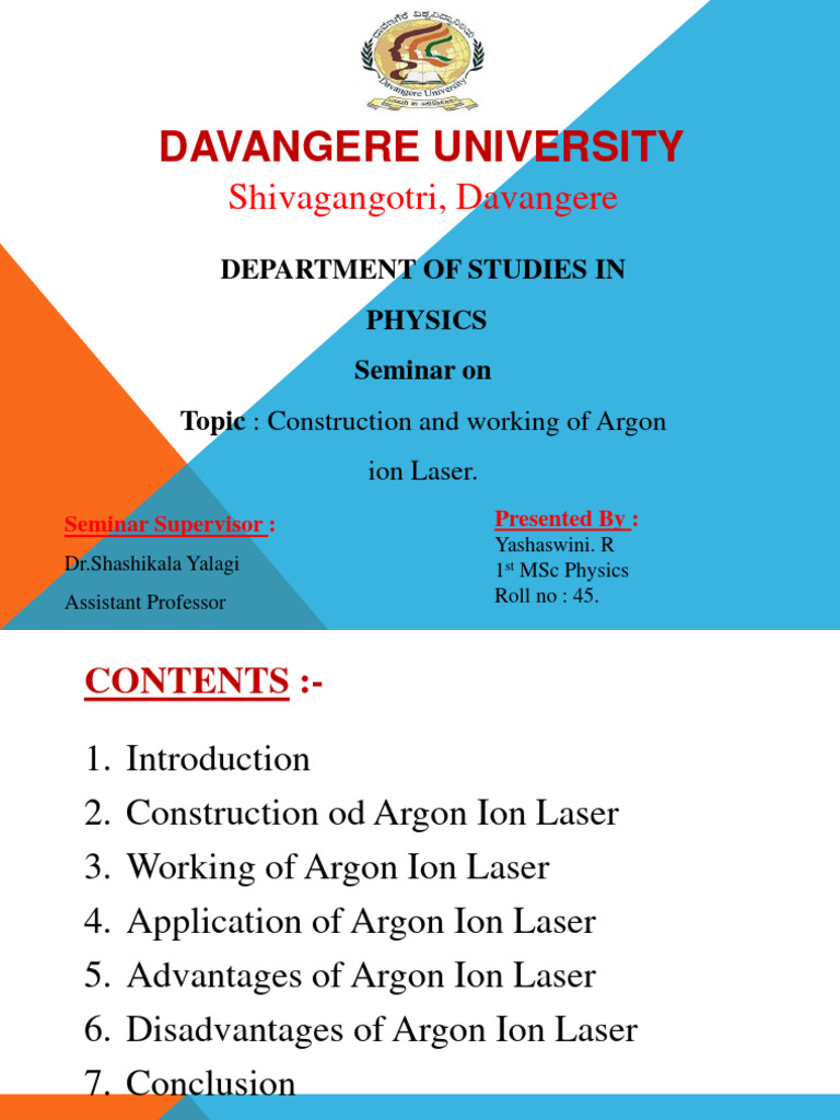 Argon Ion Lasers | PDF