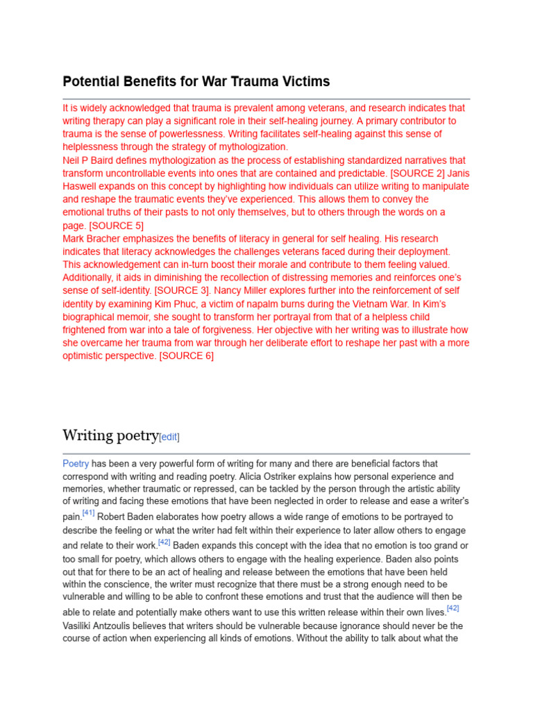 Project 2 Final | PDF | Psychological Trauma | Emotions