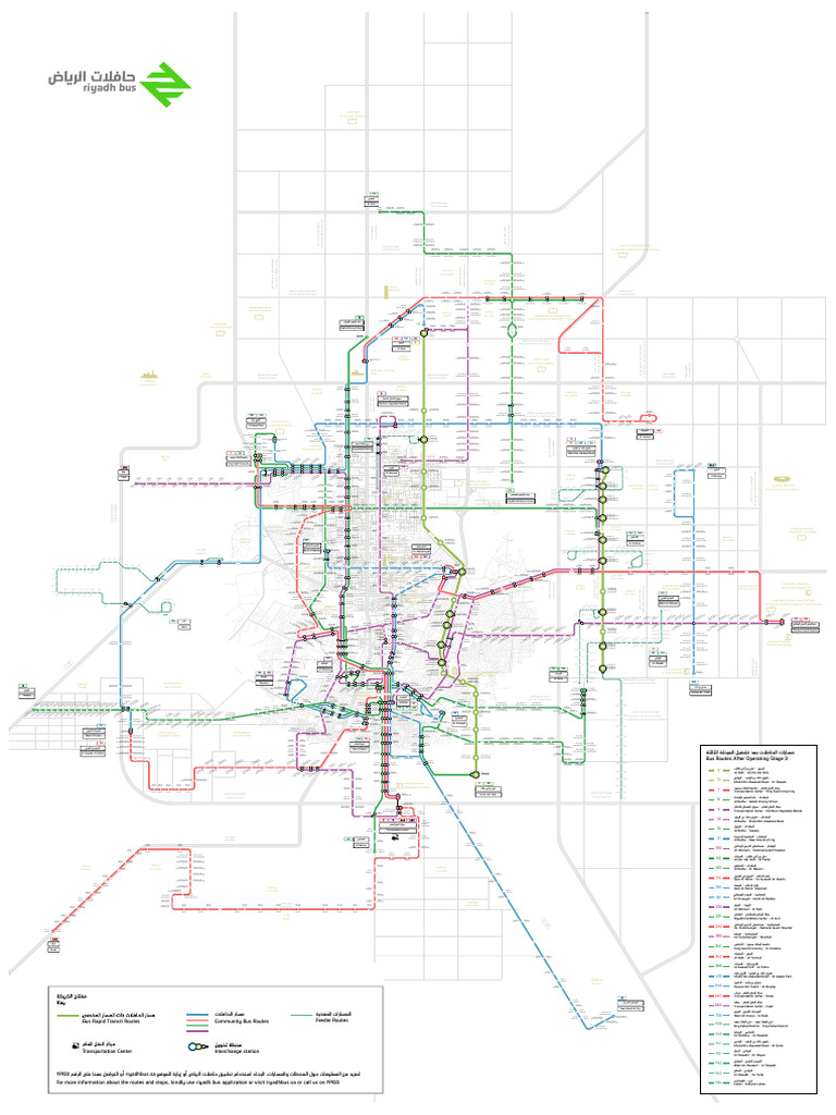 Riyadh Bus Map | PDF