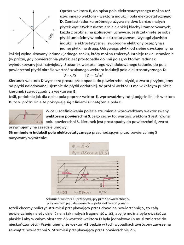 2 Wektor D Prawo Gaussa | PDF