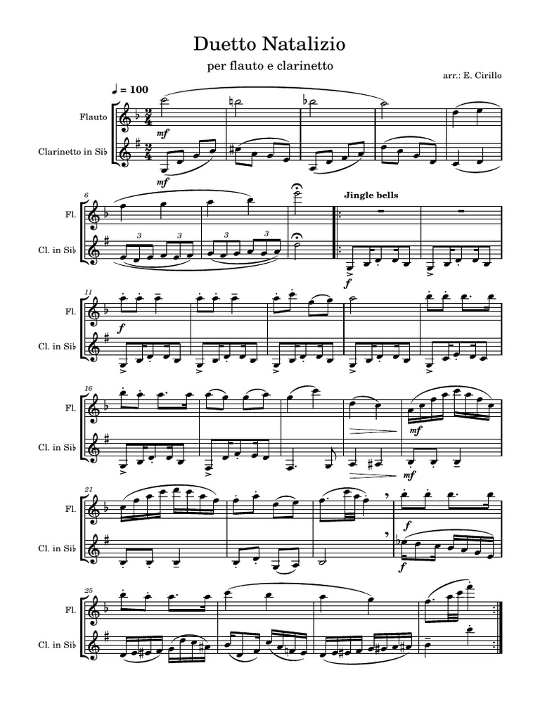 Duetto Di Natale | PDF