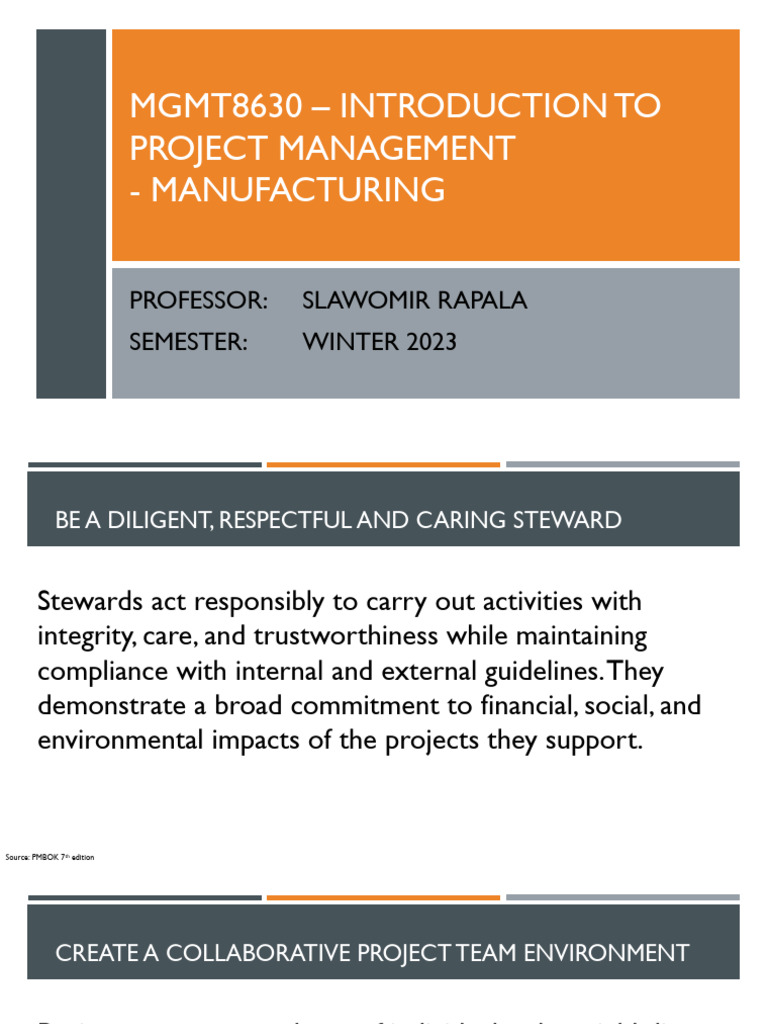 12 Project Management Principles | PDF
