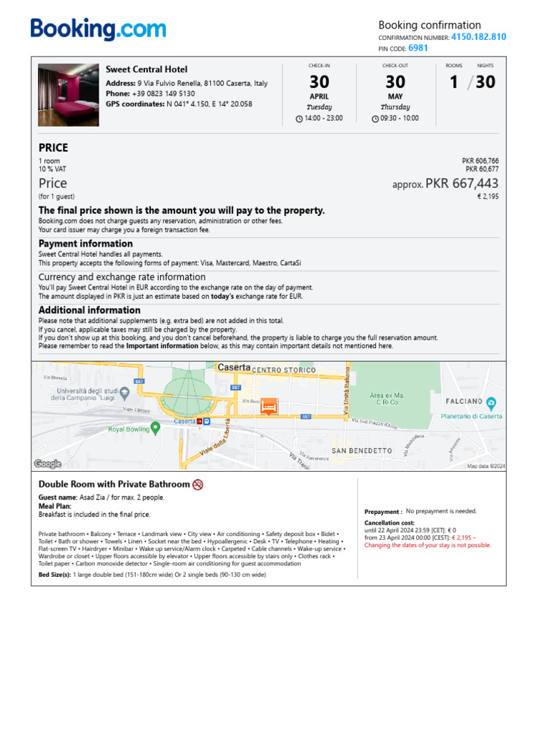 Confirmation | PDF | Payments